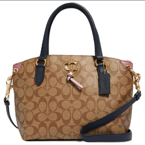 Coach | Bags | Coach Remi Satchel And Corner Zip Wristlet In Signature ...